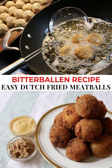 Bitterballen Recipe Easy Dutch Fried Meatballs Dobbernationloves