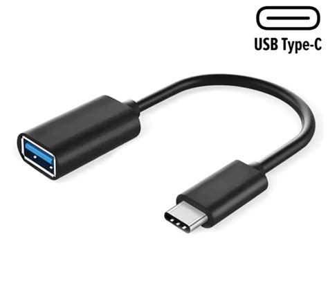 Cable Adaptateur Host Otg Usb A Vers Usb C Male Cle Usb Pour Samsung