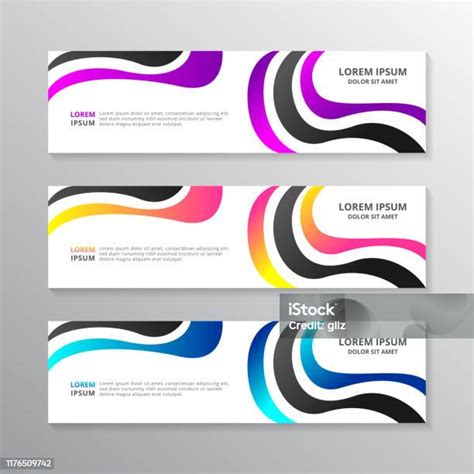 Template Banner Bisnis Desain Modern Latar Belakang Tata Letak Header