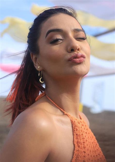 divya agarwal poses in a breezy outfit