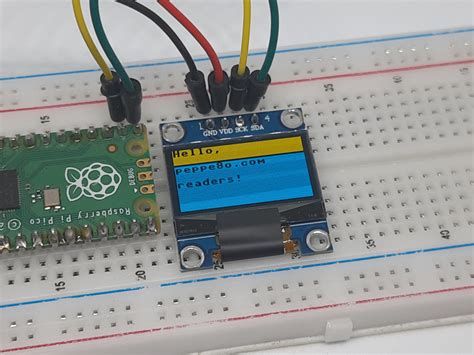 Add An Oled Display To Raspberry Pi Pico With Micropython