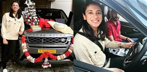 भारतीय महिला क्रिकेटर स्मृति मंधाना ने खरीदी नई रेंज रोवर इवोक कार 72