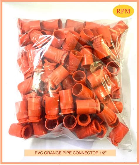 Pvc Orange Pipe Connector 1 2 20mm 100pcs Lazada Ph
