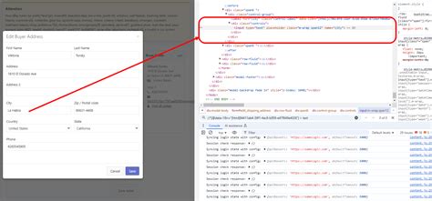 Xpath How To Catch The Value Of An HTML Text Input Named City In This