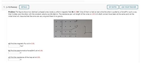 Solved Problem The Figure Shows Two Identical L Shaped Wires