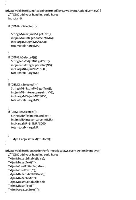 Tugas Uts 1 Membuat Program Sederhana Dengan Menggunakan Java Netbeans