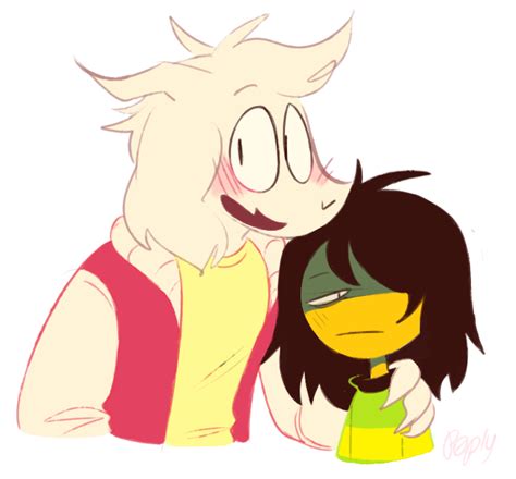 Deltarune Asriel And Kris By Poplyst Undertale Drawings Undertale Fanart Artist