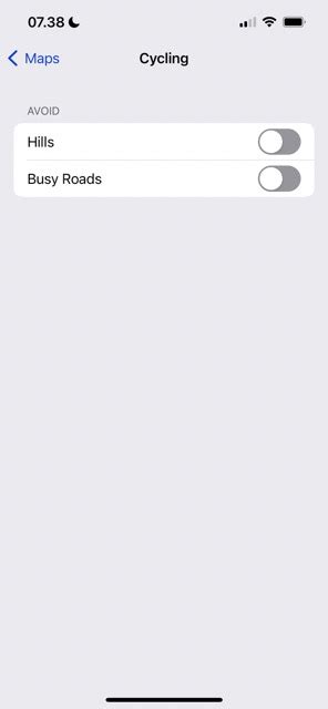 How To Customize Cycling Settings In Apple Maps AppleToolBox