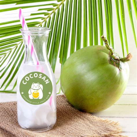 Fresh Coconut Juice Cocosan Home