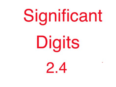 Significant Digits Math Showme