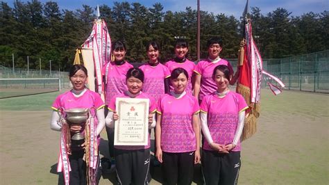 羽黒高校 女子ソフトテニス部 県ih予選 団体1位、個人ih3ペア