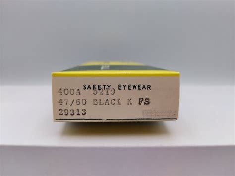 Titmus Vintage Safety Glasses 400a Z 87 6 Size 52 19 Gem