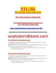 NTC 302 Week 4 Cloud Migration Security 2 Docx NTC 302 NETWORK WEB