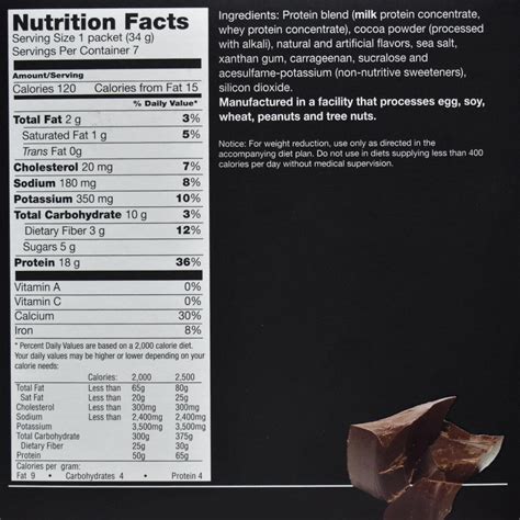 Protiwise 18g Chocolate Drink Mix High Quality Whey Milk Protein