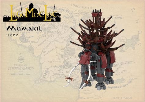 Lego Moc Mumakil Of Harad By Legomocloc Rebrickable Build With Lego