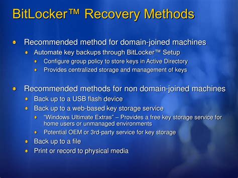ppt sec325 bitlocker™ drive encryption deployment powerpoint