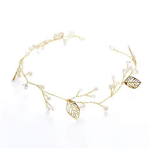 Simpelt Bryllup Krystal Krone Brud Hår Smykker Hån Grandado