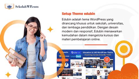 Setup Theme Edubin Kelas Wordpress Membuat Website Jadi Lebih Mudah