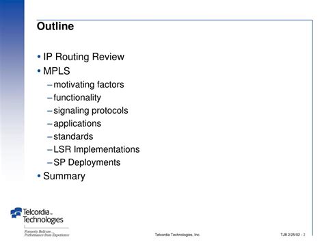Ppt Seminar 2 Mpls Overview And Applications Powerpoint Presentation