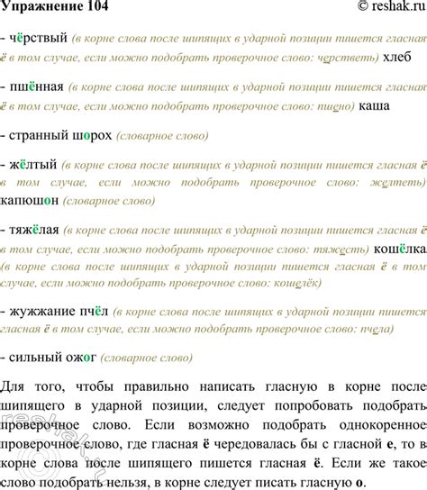 Решено Упр 104 Глава 6 ГДЗ Шмелев 5 класс по русскому языку