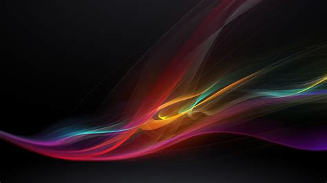 Sony Waveforms Digital Art Colorful Abstract Hd Wallpaper Rare Gallery