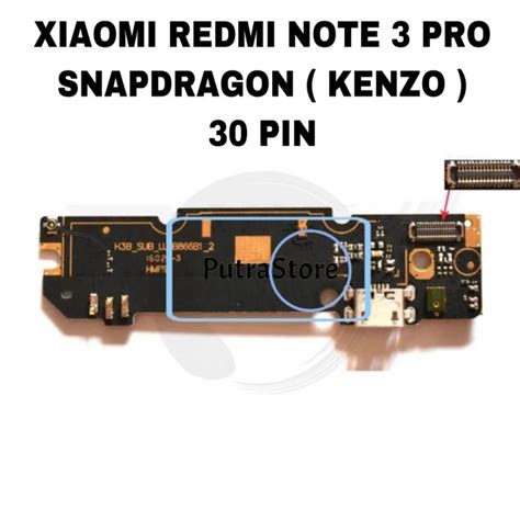 Flexible Connector Charger Xiaomi Redmi Note 3 Pro SNAPDRAGON KENZO Papan Con Cas Charging