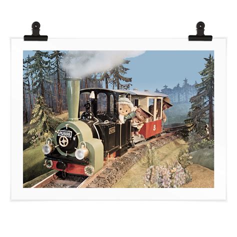 Poster Le Marchand De Sable Comme Conducteur De Train Wall Art Fr