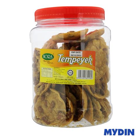 Nora Traditional Cookies Tempeyek 550g Shopee Malaysia