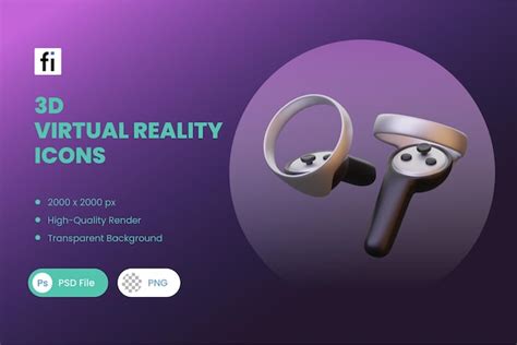 Premium Psd Virtual Reality Controller
