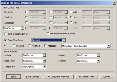 Change The Media Created Date And Acquired Date Of Multiple Mp4 Files