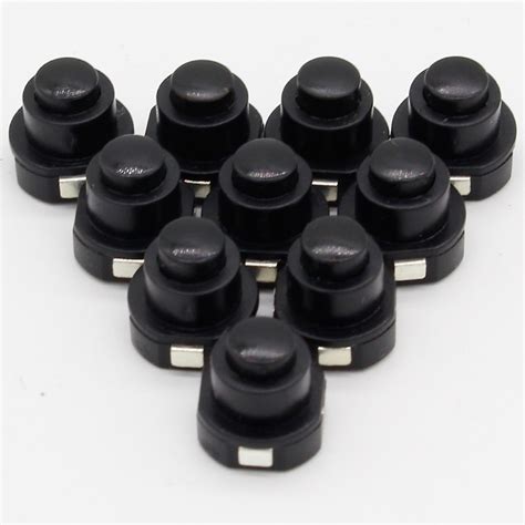 10pcs A Lot Flashlight Torch Part Round Push Butto Vicedeal
