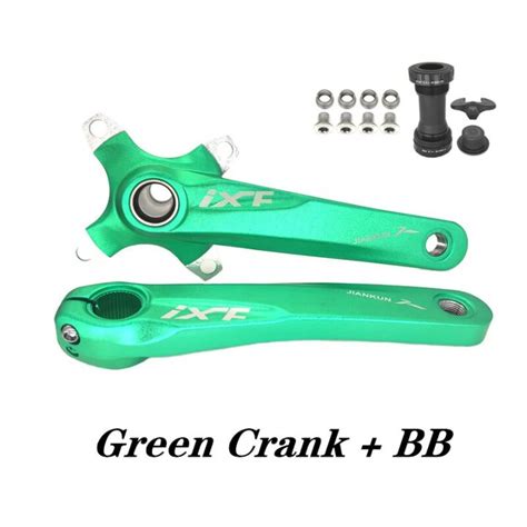 IXF MTB Cranks Bicycle Integrated Mountain Bike Hollowtech Crankset 104BCD Connecting Rods 170Mm
