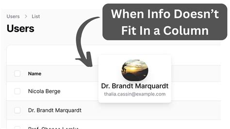 Filament Popover Plugin Row Hover To Show More Data YouTube