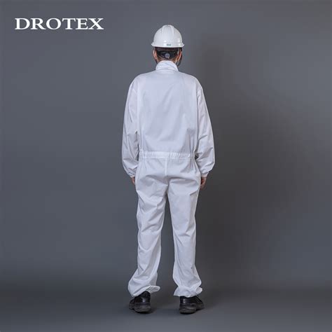 White Flame Retardant Boiler Working Uniform Coverall Drotex