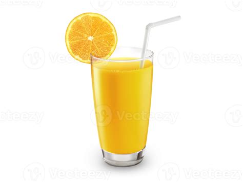 Fresh Orange Juice With Fruits Transparent Background Png