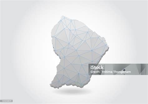 法屬圭亞那向量地圖以深色背景的多邊形風格設計時尚三角形現代3d剪紙藝術風格的地圖形狀分層紙工藝剪紙設計向量圖形及更多地圖圖片 Istock