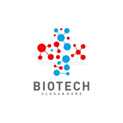 Bio Tech Logo Template Molecule Dna Atom Medical Or Science Logo
