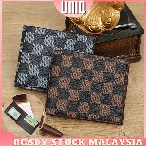 Ready Stock Uniq Buluo Long Fold Pu Leather Wallet Multiple Card Slots