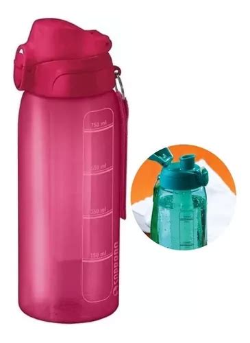 Squeeze Garrafinha 750ml Tubo Gelo Bike Trabalho Academia