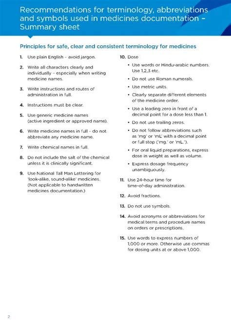 Medicine Pdf 115633 Recommendations For Terminology Abbreviations And