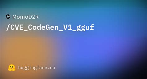 Momod2rcvecodegenv1gguf · Hugging Face