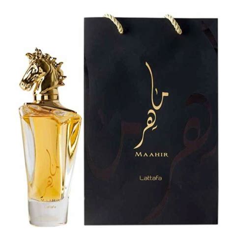 Maahir Perfume Gold Original From Dubai EDP From Lattafa Original Lattafa D Sticker