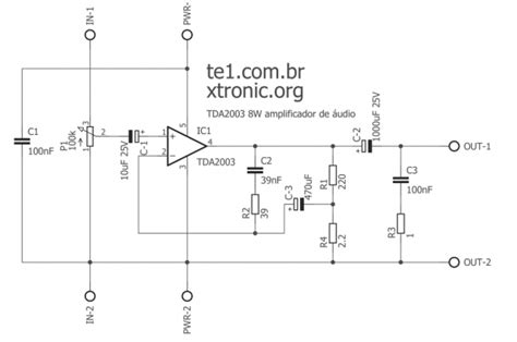 Tda Amplifier Circuit Diagram