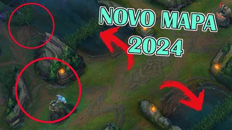 TODAS AS MUDANÇAS NO MAPA DE SUMMONERS RIFT 2024 League Of Viva a