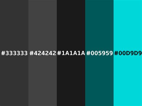 Dark Charcoal Color Hex 333333