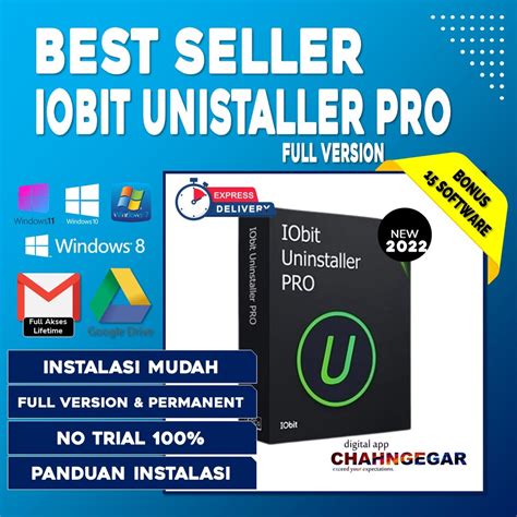 Jual Iobit Uninstaller 2023 Full Version Lisensi Full Aktivasi Lifetime Software Untuk Menghapus