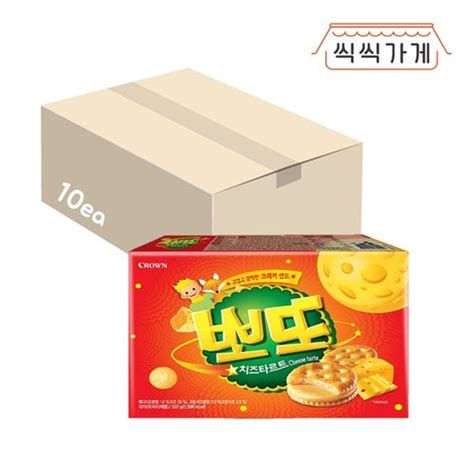 뽀또 치즈타르트 322g X 10ea 한박스 홈플러스 택배배송