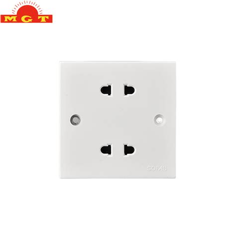 16a Electric Multi Universal Socket Wall Power Socket Without Switch