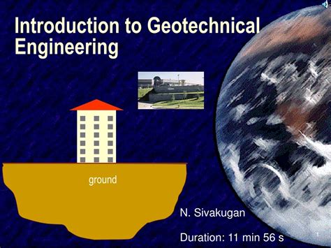 PPT Introduction To Geotechnical Engineering PowerPoint Presentation ID