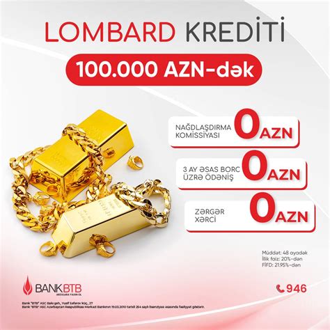 Bank Btb Üç Sıfır” Lombard Krediti Kampaniyasına Start Verdi®